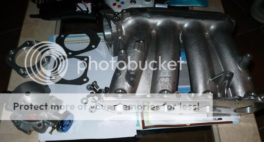 blueprint 350cfm ported RBC intake with 70mm TB and adapter plate ...