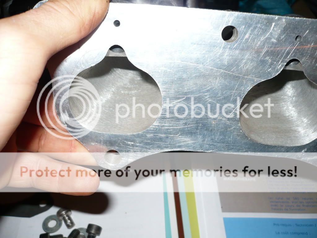 blueprint 350cfm ported RBC intake with 70mm TB and adapter plate ...